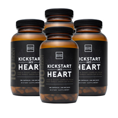 Kickstart My Heart - 4 Pack - Premium Package (Liver/Heart Bison Organ ...