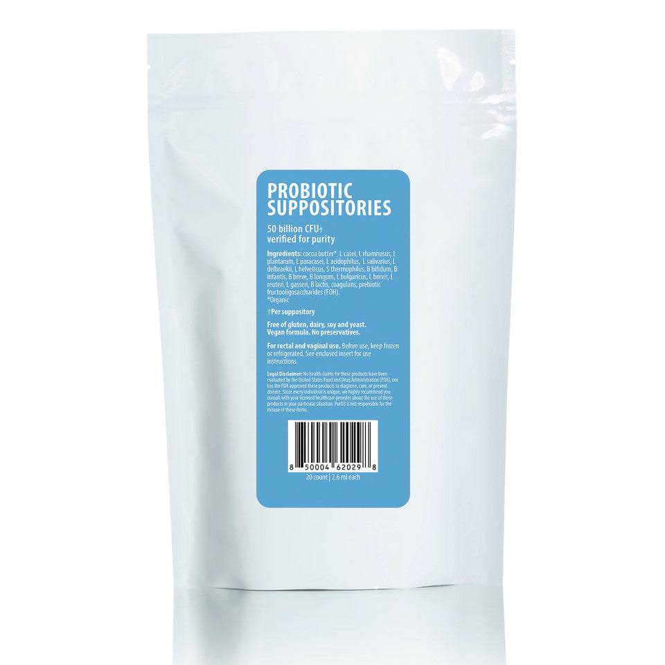 Probiotic Suppositories - PurO3 20ct. – Natural Heart Doctor Shop