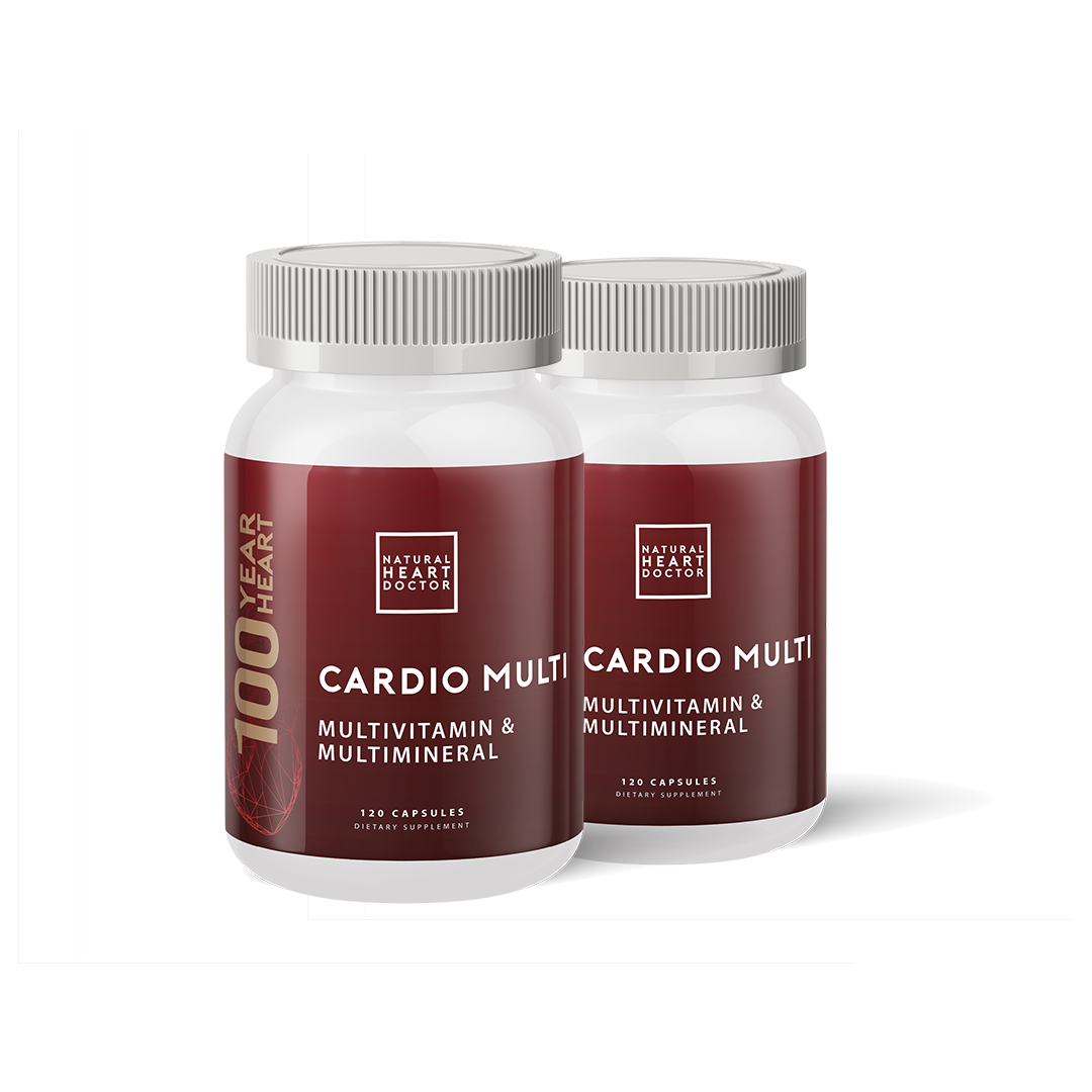Cardio Multi (Multivitamin) - 2-Pack – Natural Heart Doctor Shop
